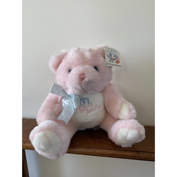 Dan Dee | Toys | Rare Vintage Dan Dee Soft Expressions Pink Teddy Bear ...